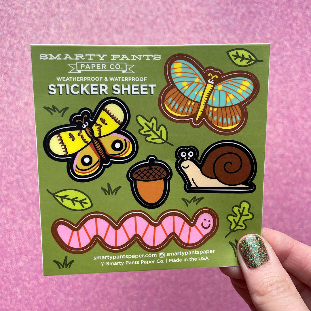 Small Friends sticker sheet – Starr Plans