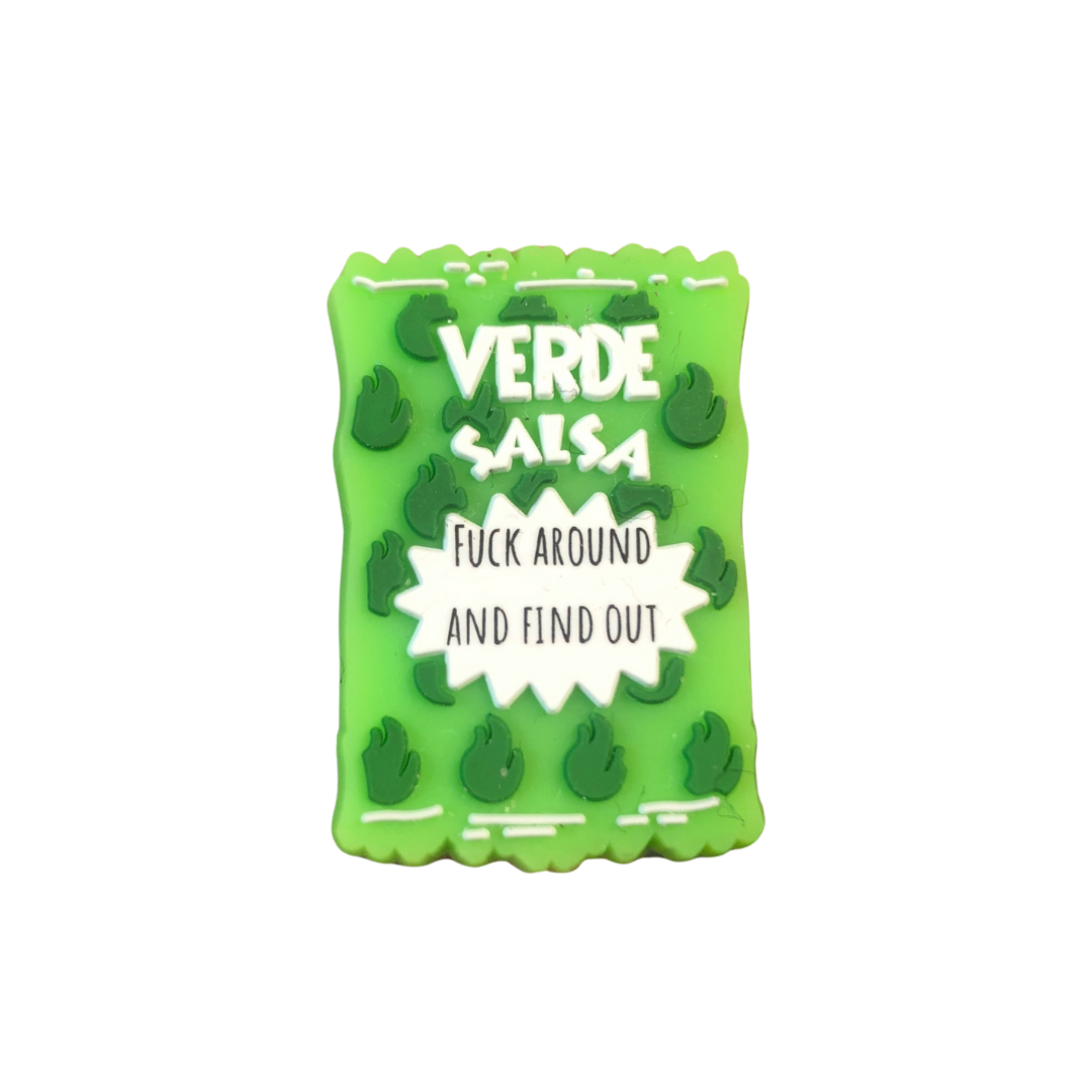 Silicone Focal Beads - Verde Green Sauce Packet - Fuck Around and Find – Starr Plans