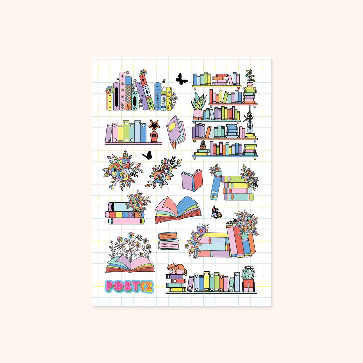 Literary the Rainbow Sticker Sheet – Starr Plans