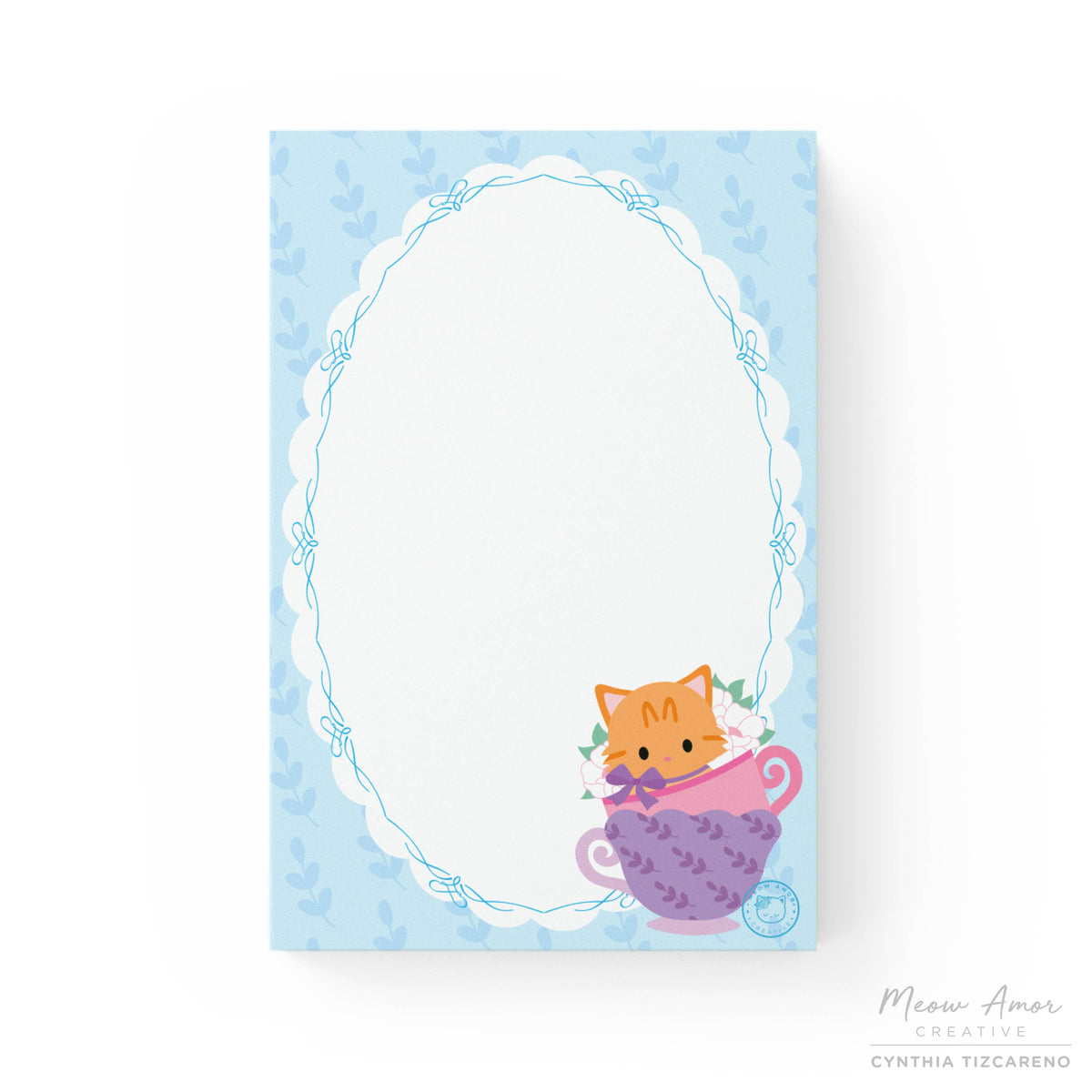 Pumpkin Tea Party Notepad – Starr Plans