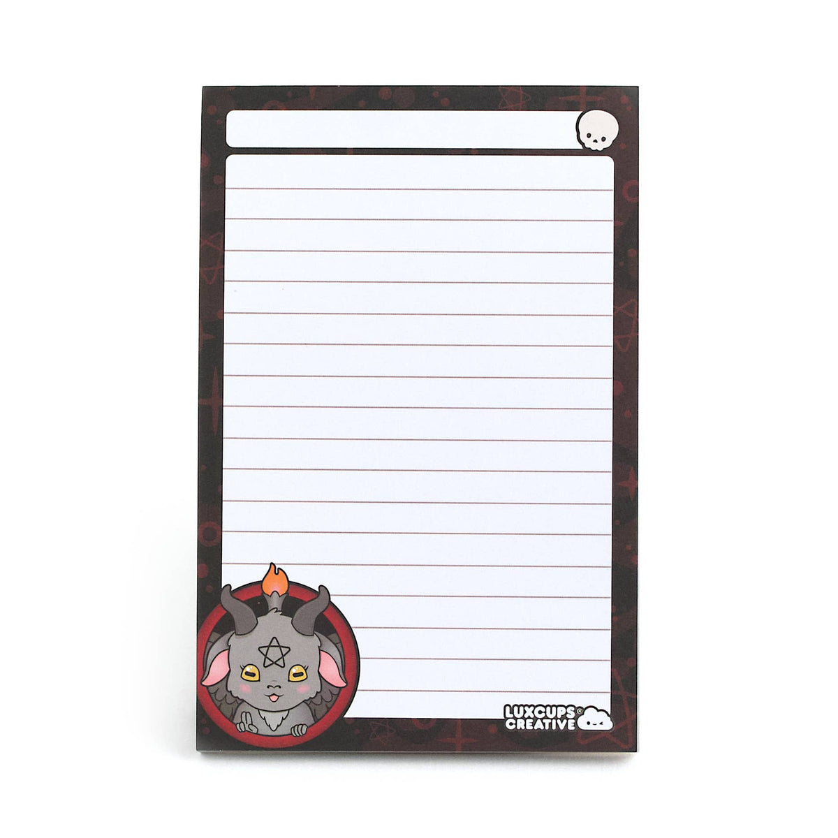 Baphomet Notepad – Starr Plans