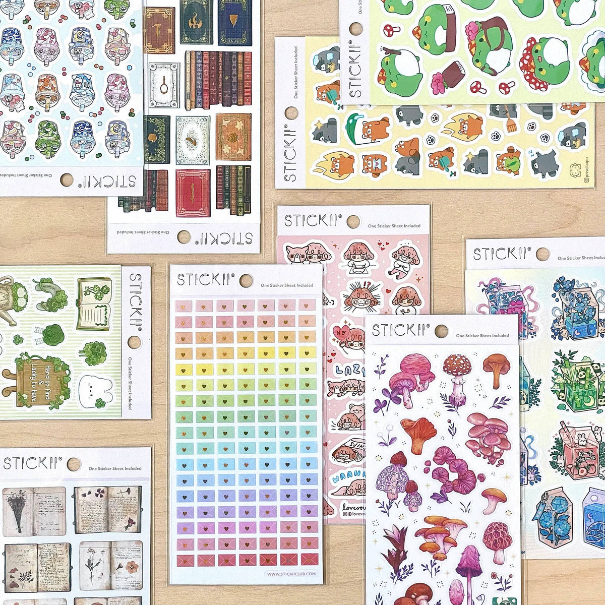 Cryptid Hunting Sticker Sheet – Starr Plans