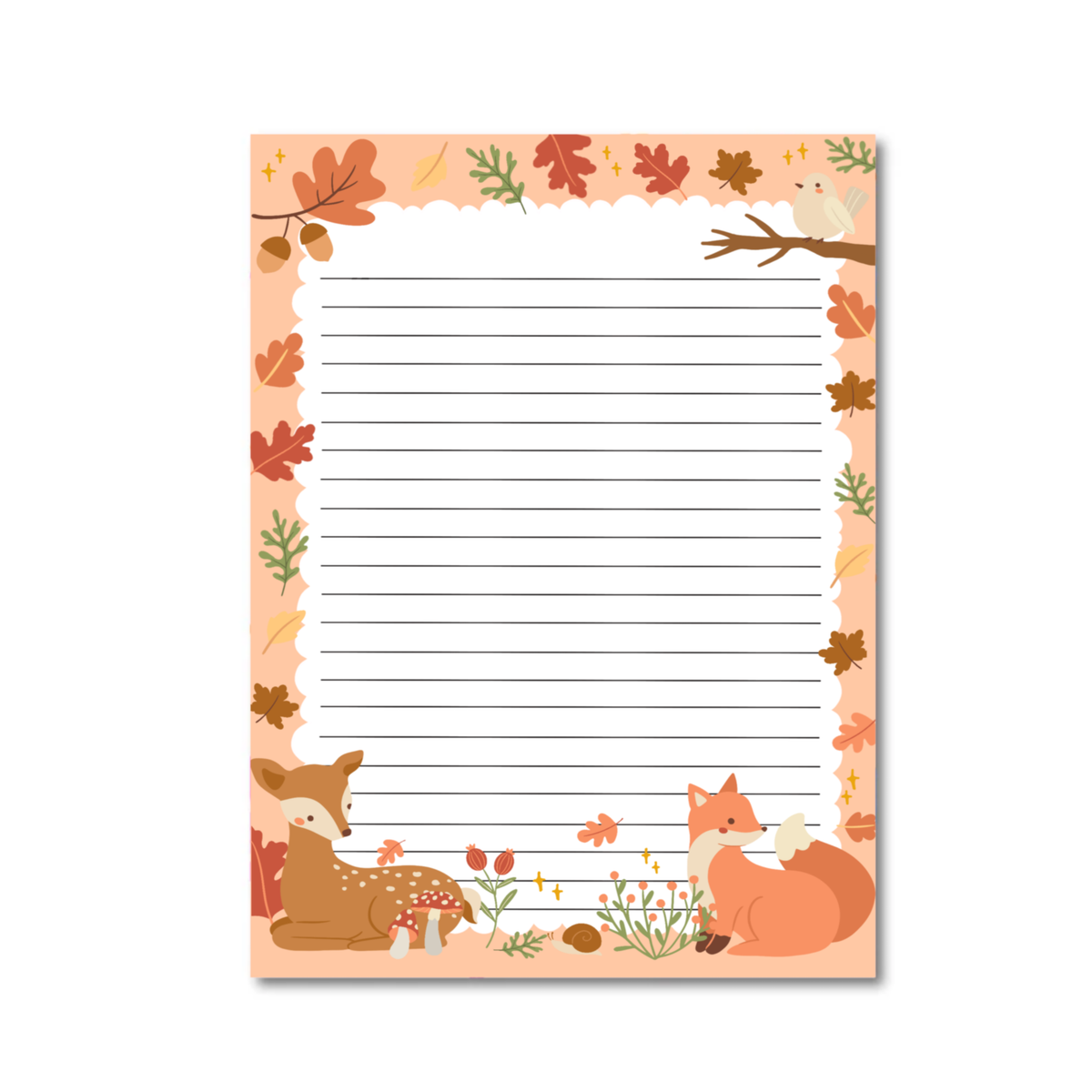 Forest Friends Notepad A5 – Starr Plans