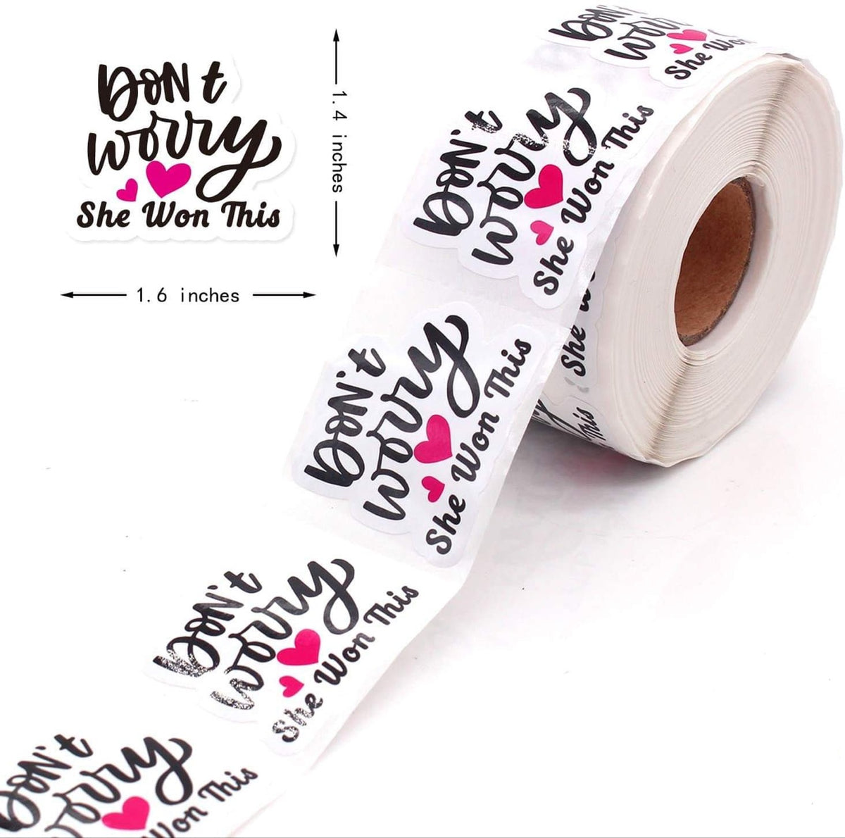 Happy Mail- Stickers - Don't Worry, She Won This – Starr Plans
